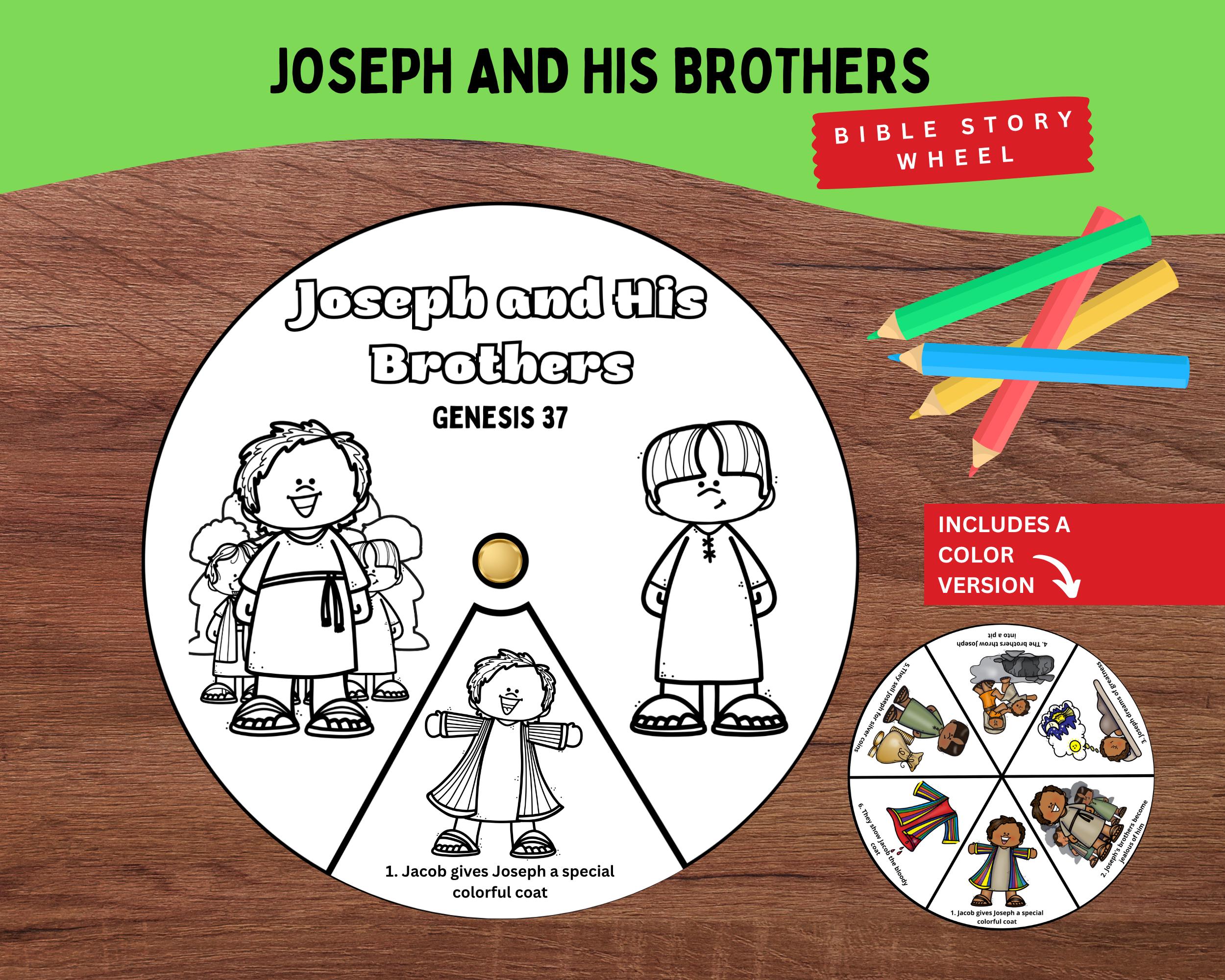 Jacob And Joseph Bible Story For Kids
