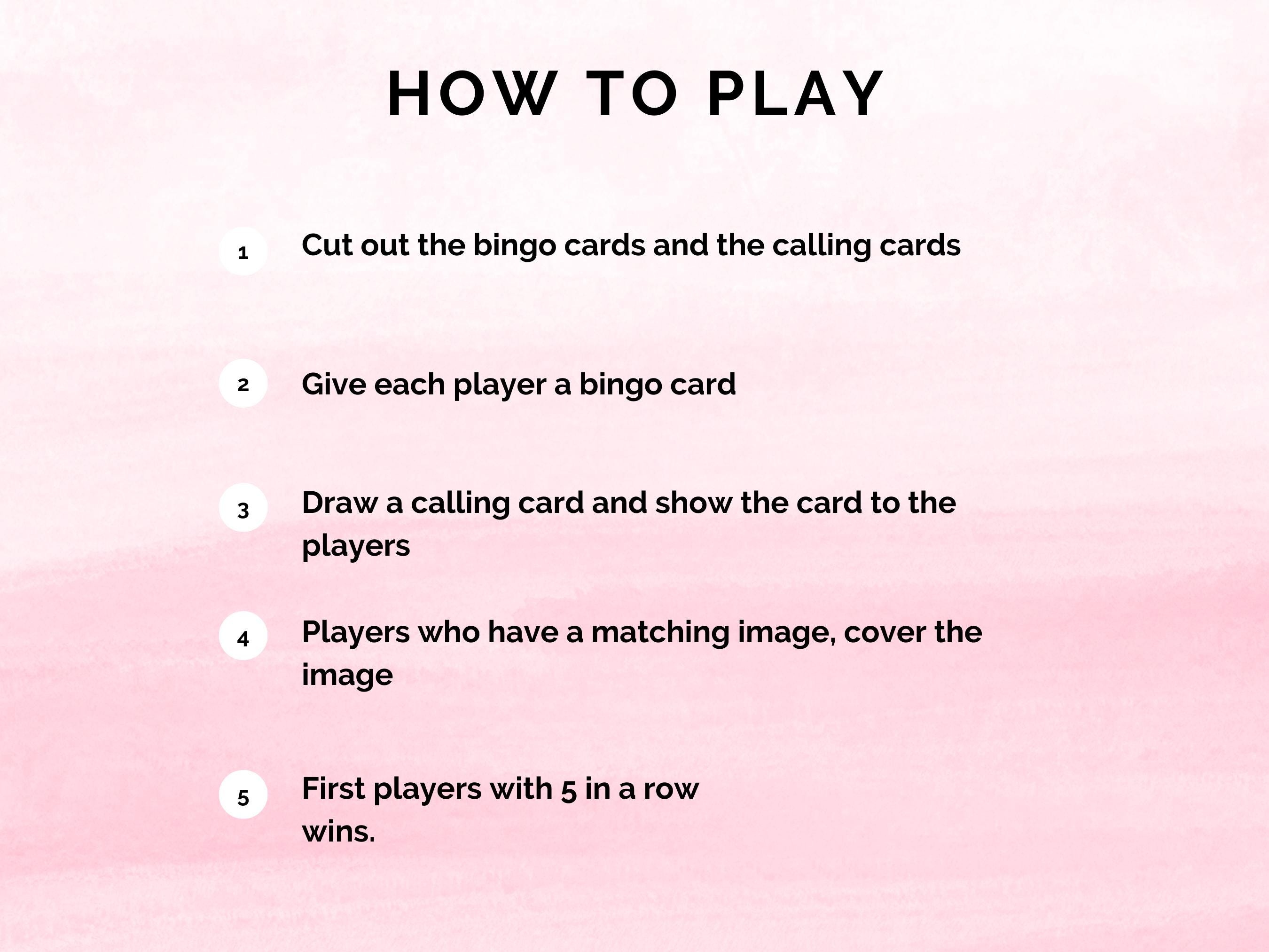 Ballet Bingo, Printable Game for Dance Lovers, Ballerina Themed Bingo ...