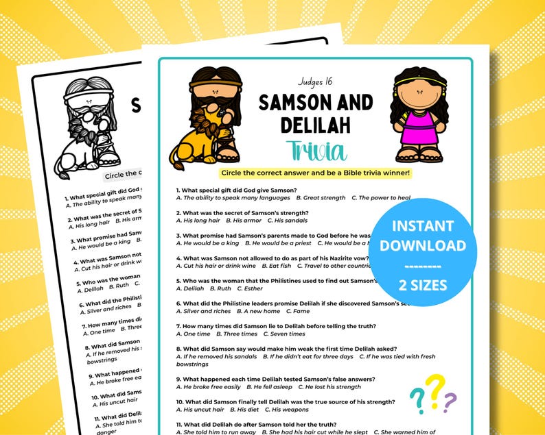 Samson and Delilah, Samson Bible Story, Samson Loses His Strength ...
