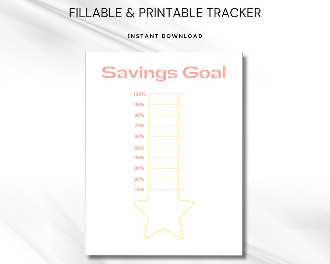 Savings Goal Tracker: Dig Deeper Into Your Savings Journey, Savings ...