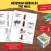 Nehemiah, Printable Mini Bible Book, Sunday School Craft, Kids Bible ...