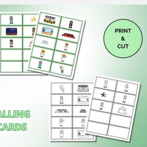 Abraham & Sarah Bingo Set for Kids - Bible Story Activity, Abraham ...