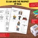 Elijah and the Prophets of Baal Bible Story Cube | Printable Craft for ...