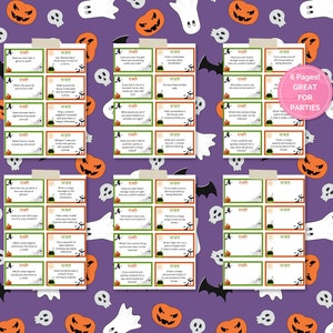 Spooky Halloween Truth or Dare: Printable Party Game Cards for Kids ...