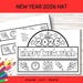 2026 New Year's Eve Paper Hat, Happy New Year Party Hat Crown, Holiday ...
