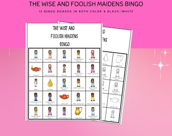 Parable of the Ten Virgins Coloring Cube | Matthew 25:1–13 | Printable ...