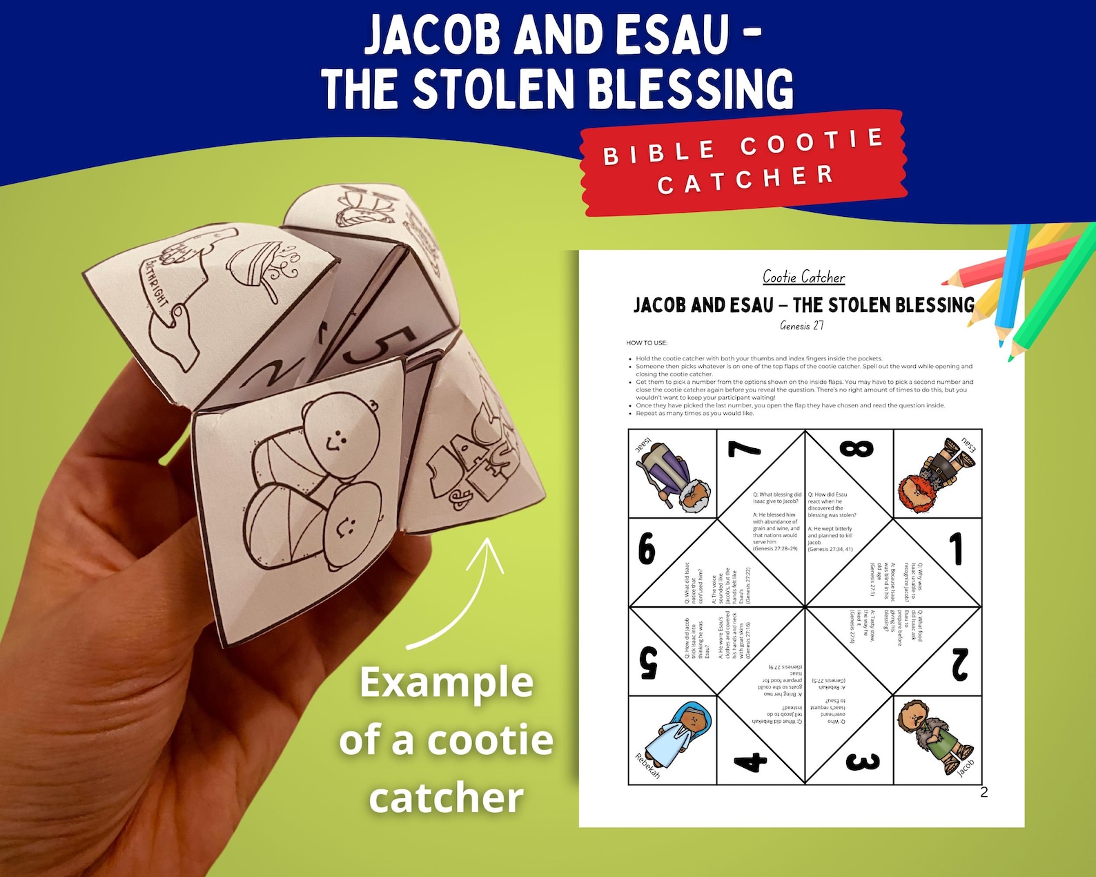 Jacob and Esau – the Stolen Blessing Genesis 27 | Esau Sells His ...