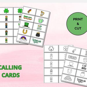 St. Patrick's Day Bingo, 15 St. Patrick's Day Bingo Cards, St Patrick ...