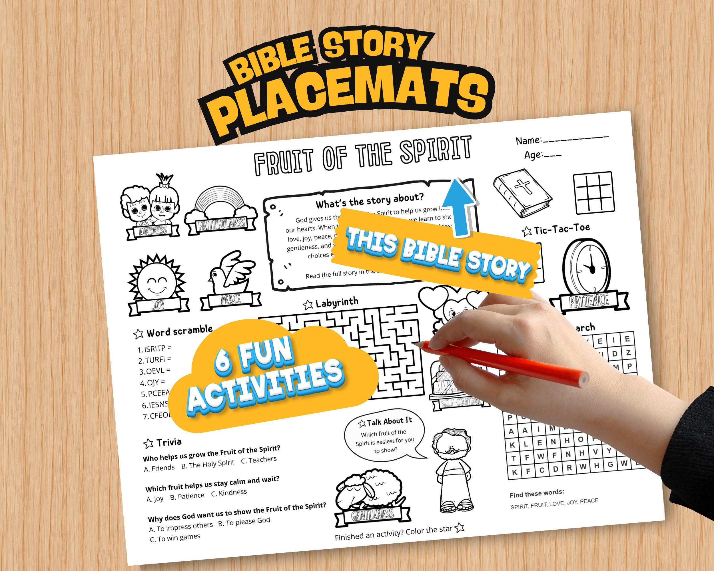 Complete Bible Activities Mega Bundle for Kids, Old & New Testament ...