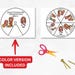 Jesus Washes His Disciples’ Feet Coloring Wheel | John 13 Bible Story ...