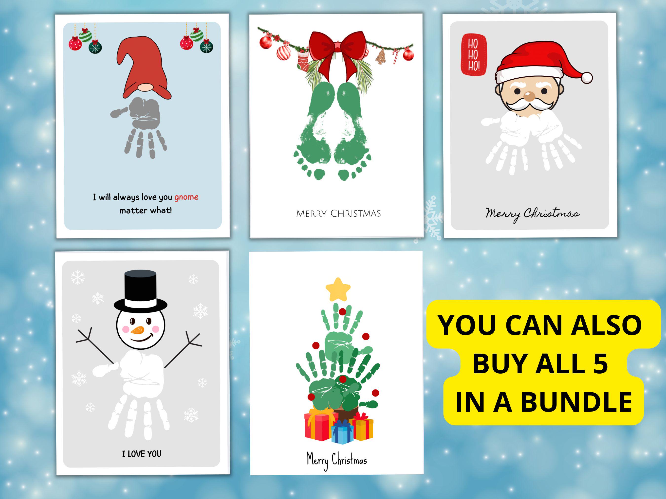 Christmas Handprint Art, Christmas Preschool Activity, Craft for ...