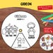 Gideon Bible Story Wheel Printable | Judges 6–7 Kids Activity | Gideon ...