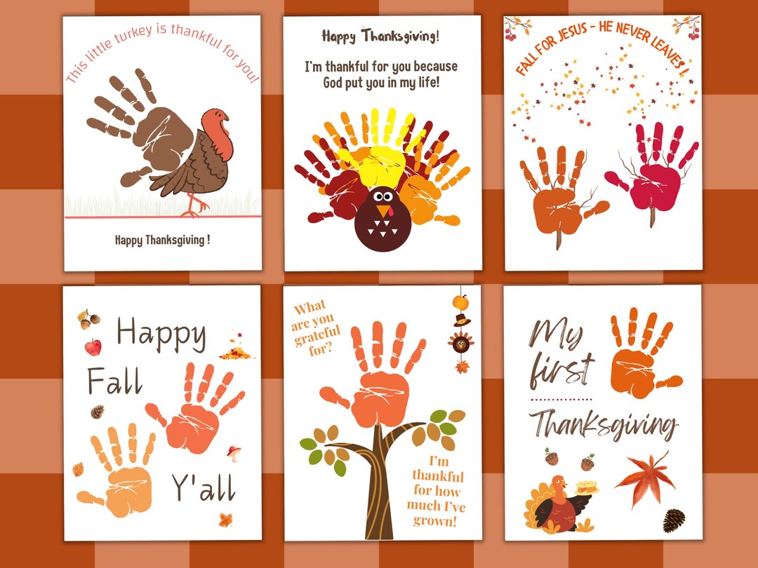 Christian Handprint Art Bundle, Fall for Jesus Handprint , Thanksgiving ...