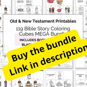 Love Your Enemies Bible Story Cube Craft | Matthew 5:38–48 Printable ...