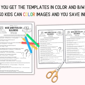 Wise and Foolish Builders Bible Trivia Game | House on the Rock Kids ...