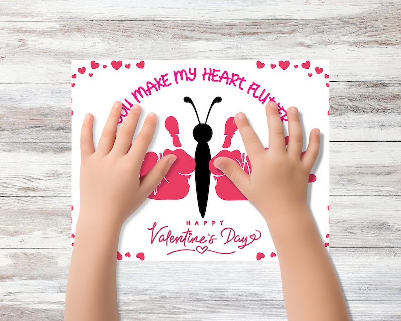 Valentine Handprint Art Bundle for Kids Craft Activities | Cute ...