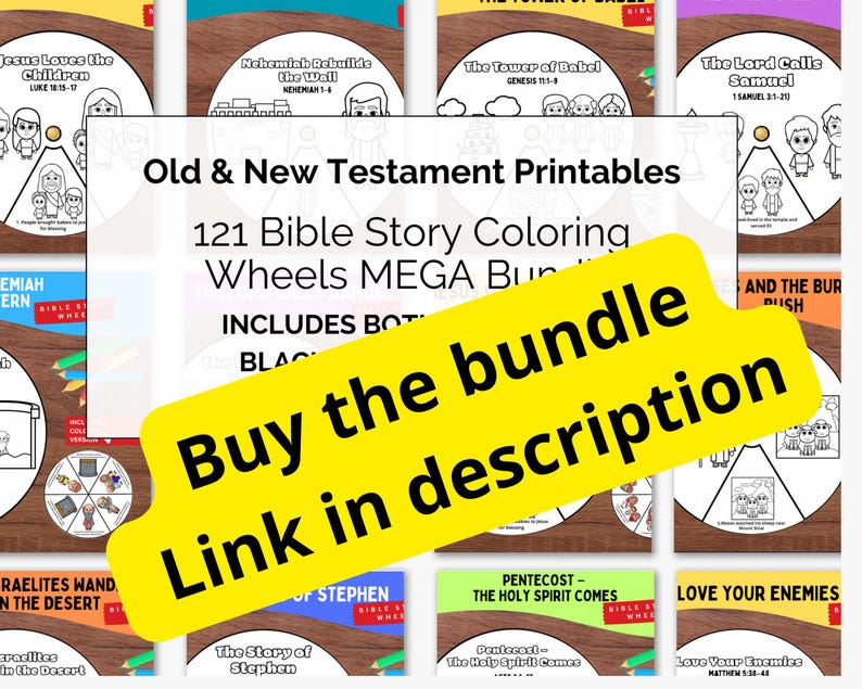 Love Your Enemies Coloring Wheel Printable – Matthew 5 for Kids ...