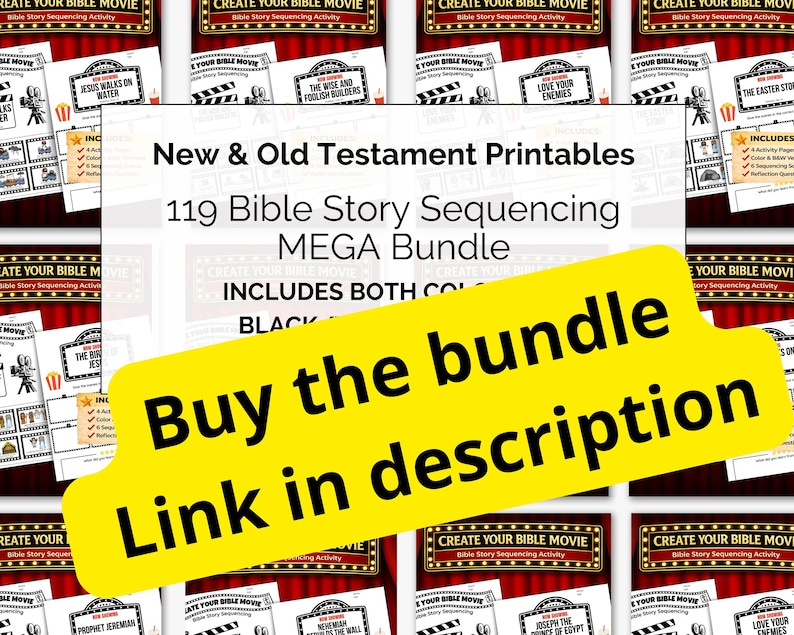 Isaac Marries Rebekah Bible Sequencing Activity for Kids | Bible Story ...