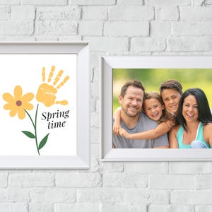 Spring Handprint Art, Spring Preschool Activity, Craft for Toddlers ...