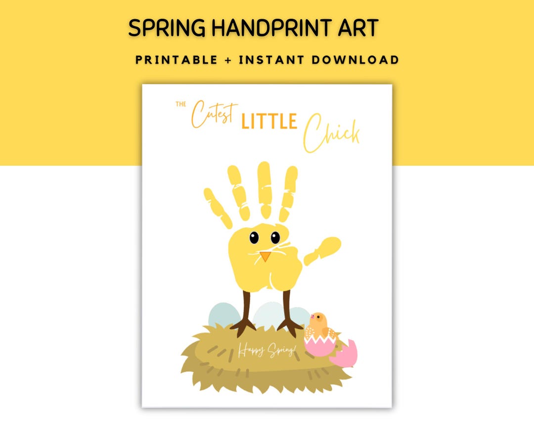 Spring Handprint Art, Spring Preschool Activity, Craft for Toddlers ...