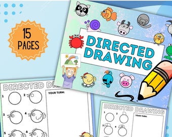 Directed Drawing for Kids - Etsy