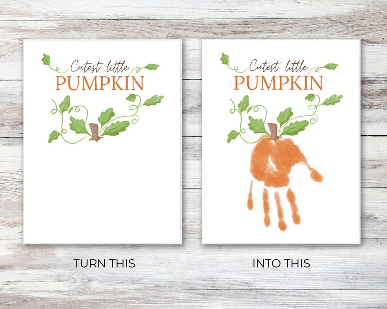 Fall Handprint Art, Happy Fall Handprint Art , Fall School Activity ...
