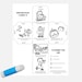 David and Goliath Coloring Cube Printable | 1 Samuel 17 Bible Story for ...