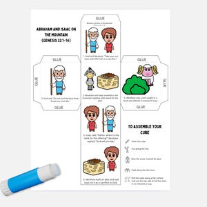 Abraham and Isaac Bible Craft for Kids | Genesis 22 Printable | God ...