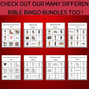 Jesus and the Miraculous Catch of Fish Bingo Set for Kids, Bible Bingo ...