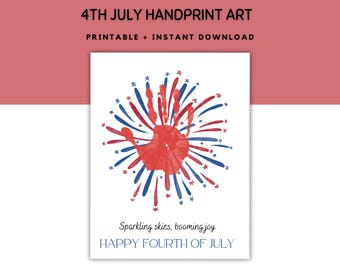 4th July, Handprint Art, Fourth of July Handprint Art, Kids Crafts ...