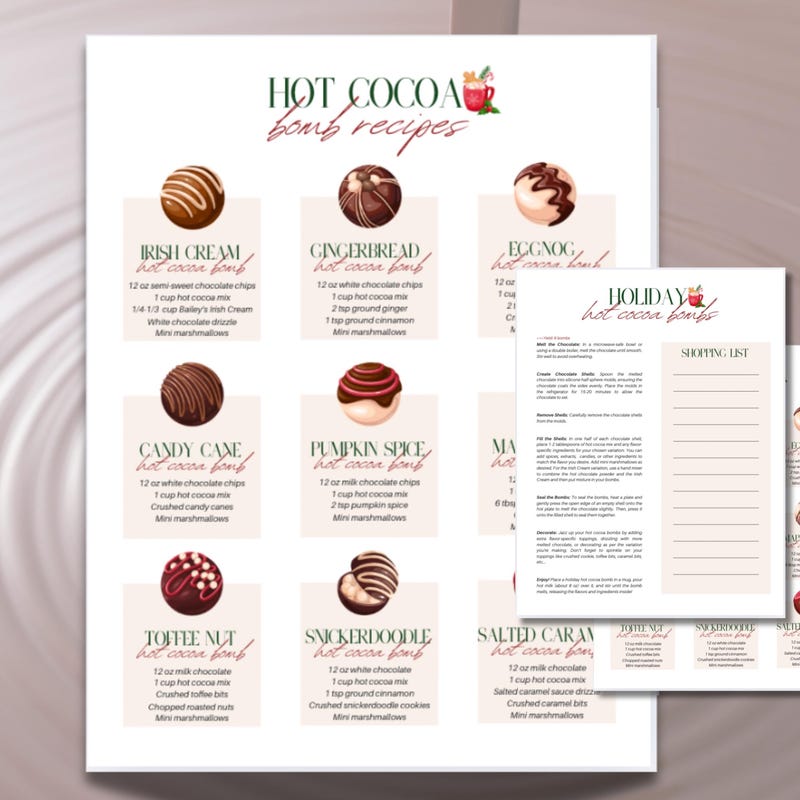 Homemade Menu Idea - Etsy