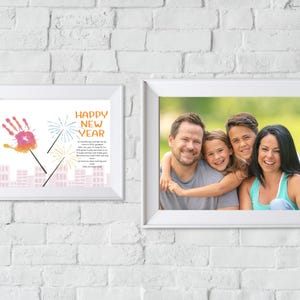 New Year Handprint Craft for Kids, Keepsake 2026, Happy New Years Eve ...