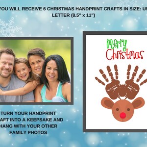 Christmas Handprint and Footprint Art Bundle , Christmas Preschool ...