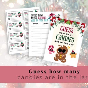Christmas Guess How Many Candies Game | Holiday Party Icebreaker ...