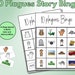10 Plagues Bible Story Bingo Set for Kids - Bible Story Activity, Moses ...