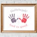 Faith Handprint Art, Sunday School Activity, Craft for Toddlers ...