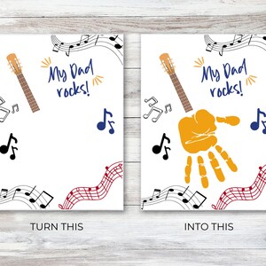 Father's Day Handprint Craft, Father's Day Handprint, Dad Birthday ...