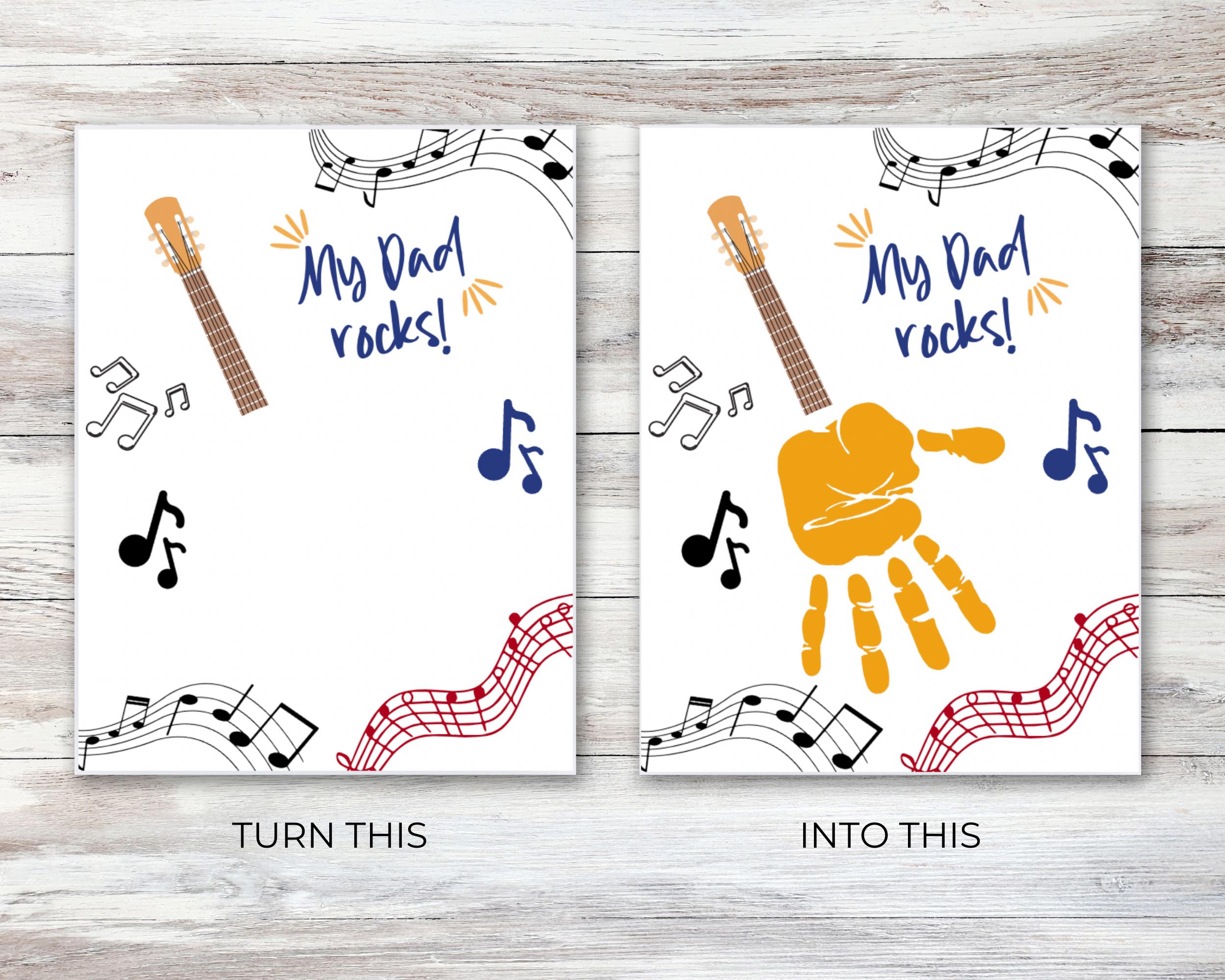 Father's Day Handprint Craft, Father's Day Handprint, Dad Birthday ...