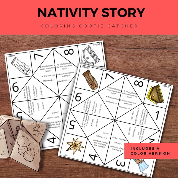 Printable Chatterbox - Etsy Australia
