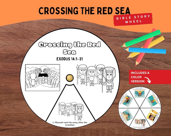 Crossing the Red Sea, Moses Crossing the Red Sea, Bible Story Crafts ...
