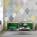 Modern Geometric Pattern Wallpaper - Etsy