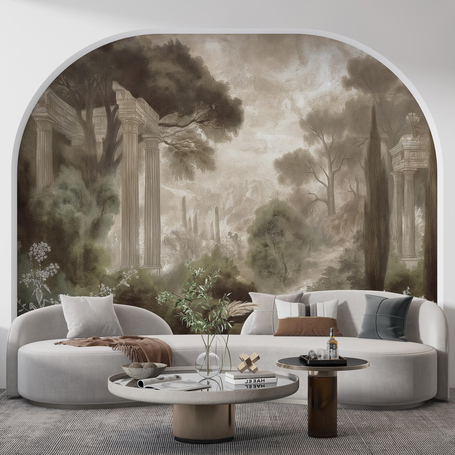 Ancient Ruins Mural Wallpaper - Timeless Elegance for Your Home Decor ...