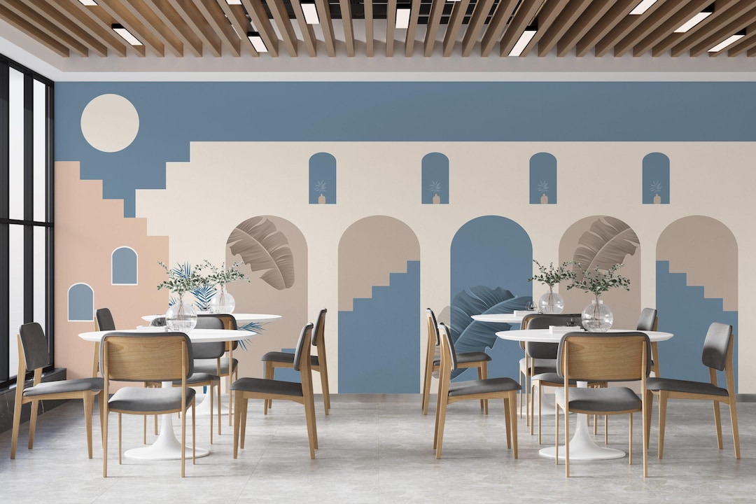 Elegant Modern Wall Mural for Contemporary Spaces - Etsy