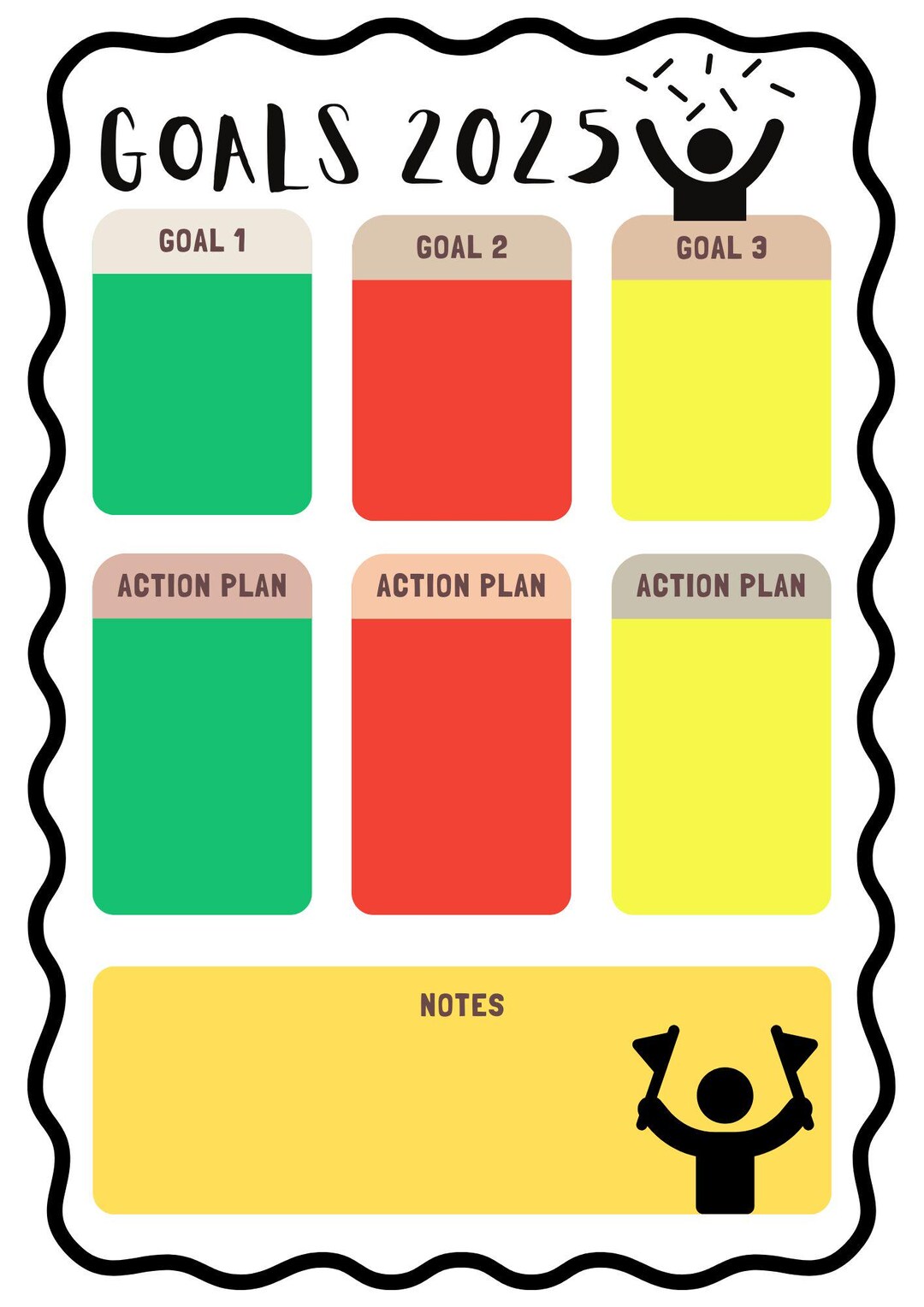 Goals for 2025 Printable - Etsy