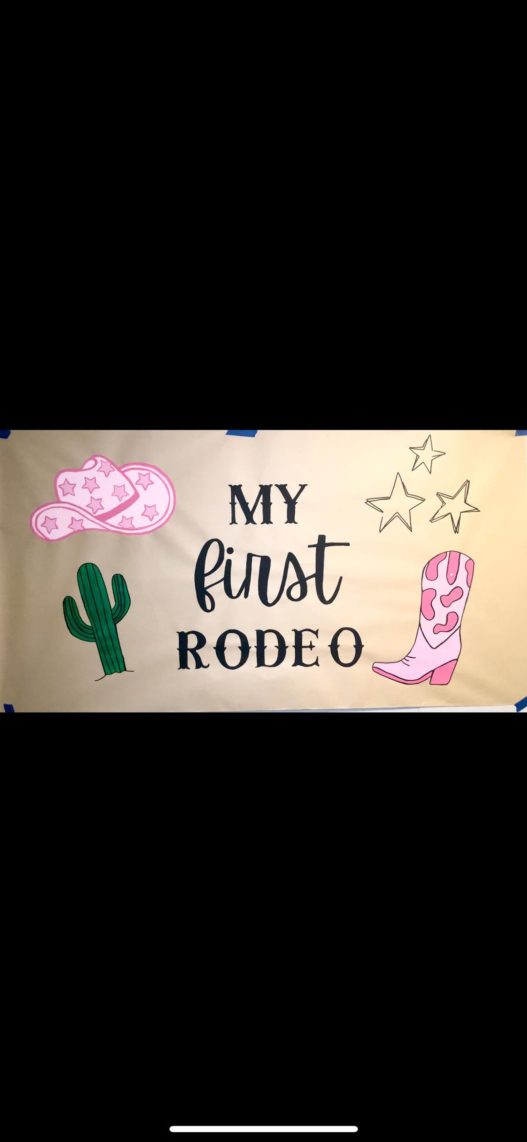 My First Rodeo Banner - Etsy
