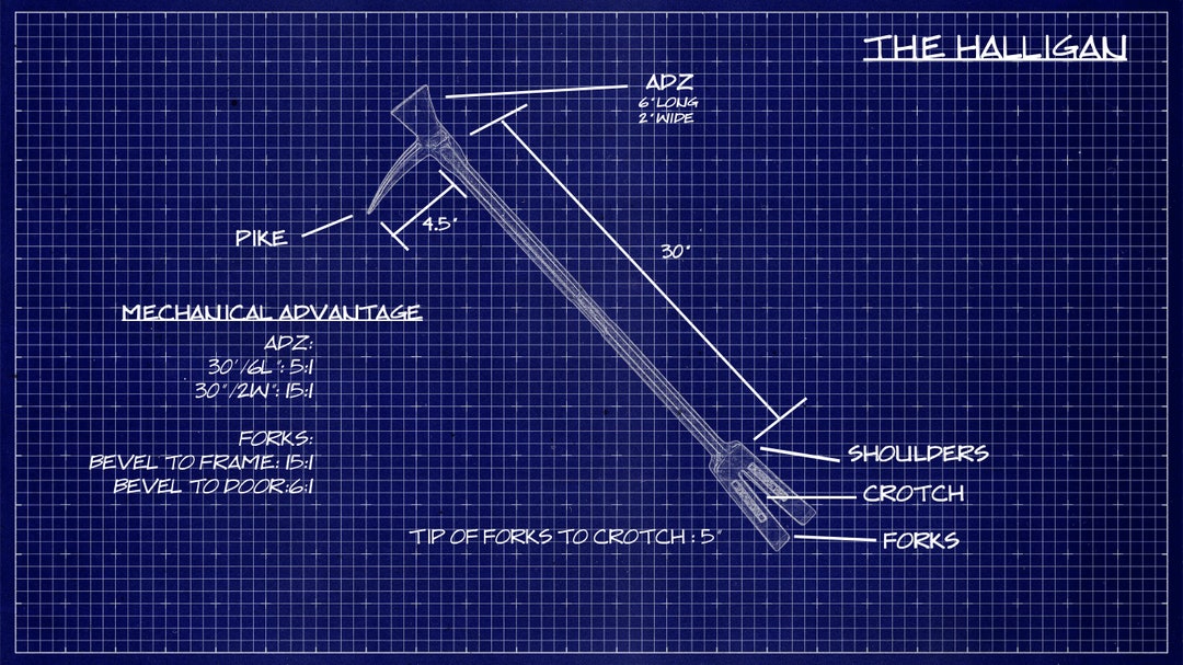 Halligan Blueprint - Etsy