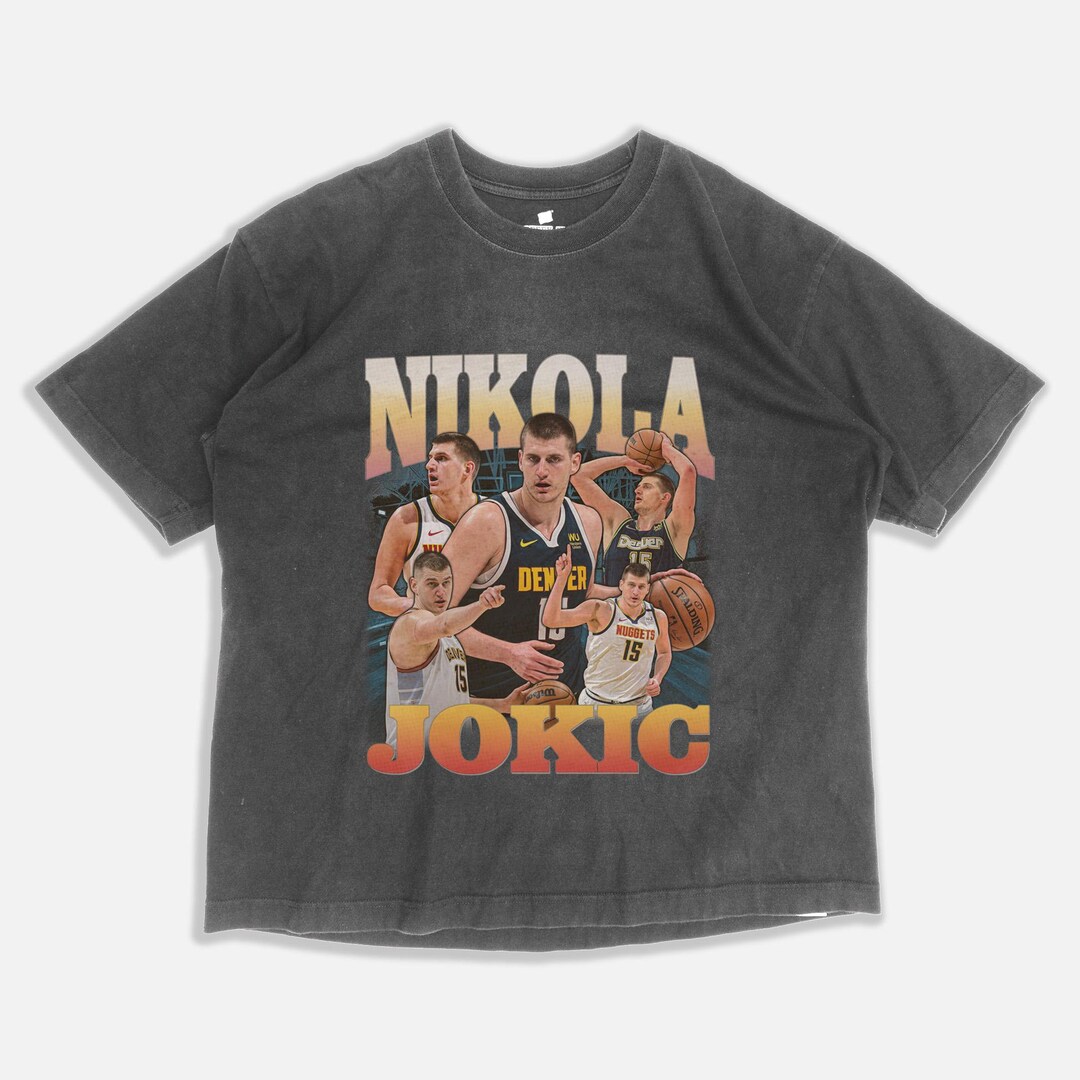 Nikola Jokic Vintage Bootleg Tshirt, Jokic Tee, Denver Fan Gift - Etsy