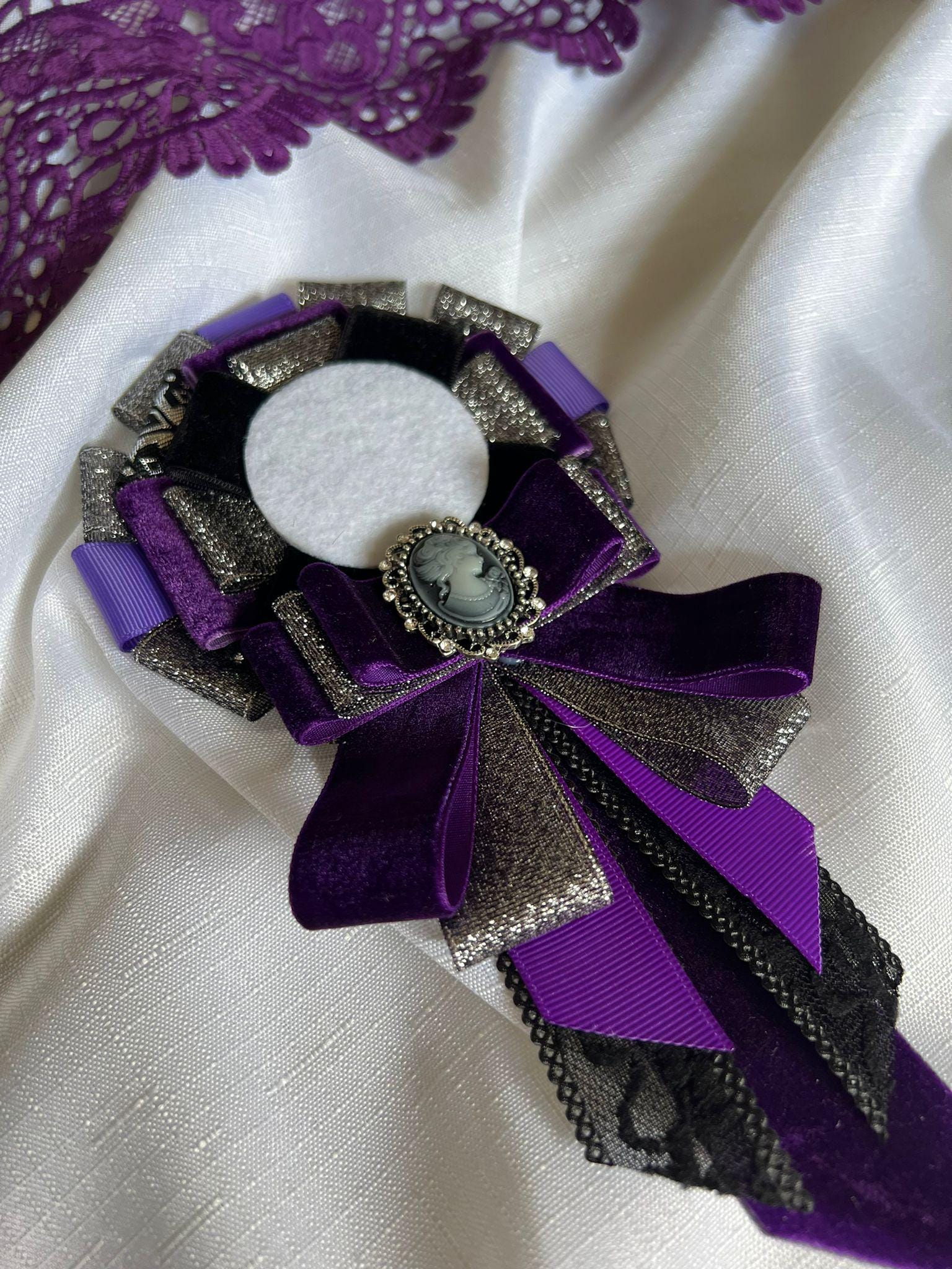 Handmade Gothic Style Pin Badge Holder, Ita Bag Accessory - Etsy