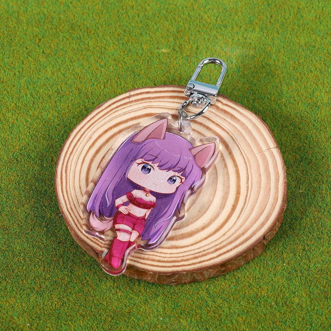 Tokyo Mew Mew Keychain Glitter Mew Zakuro - Etsy