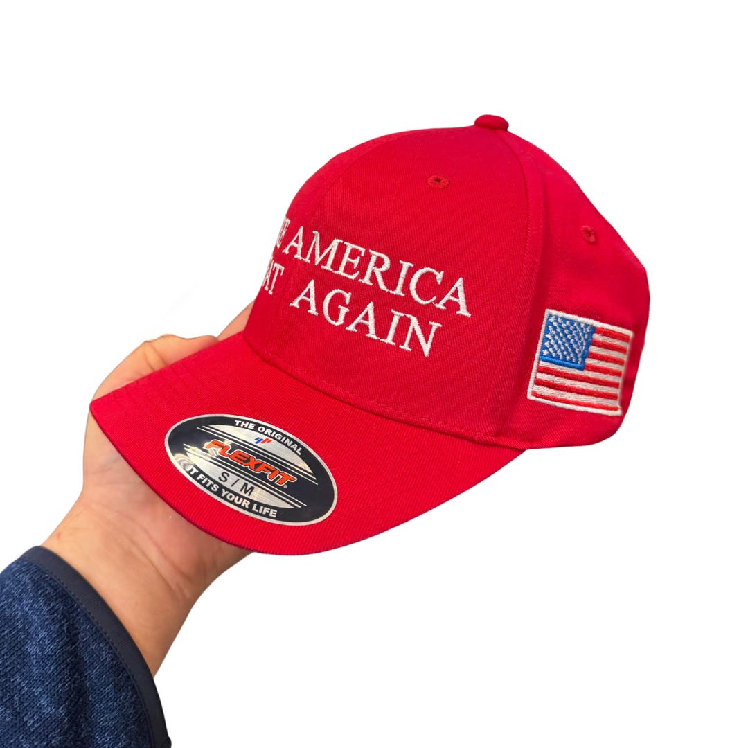 Embroidered Flexfit 6277 Hat - “make America Great Again” High Quility ...